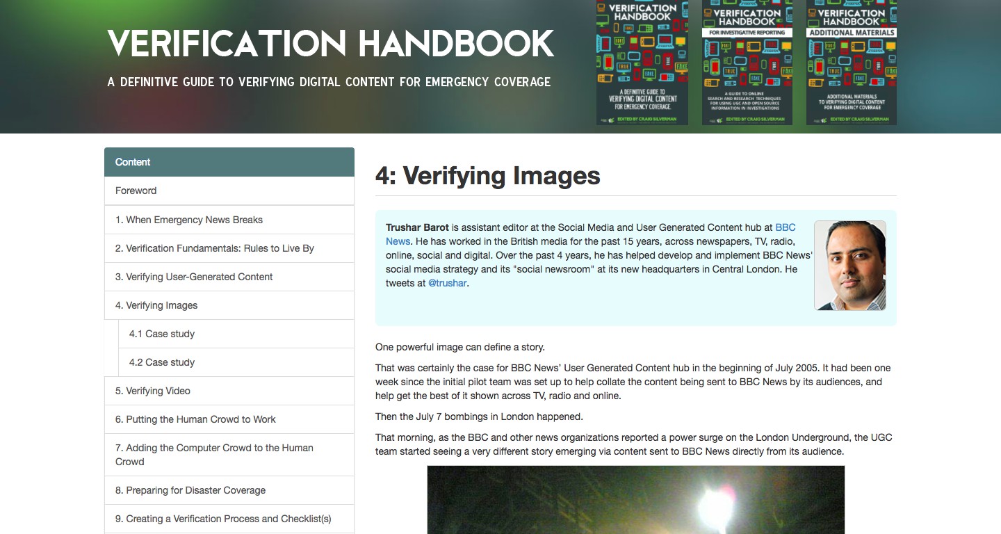 Verifying images before using them – Online Reporting, Research & Writing